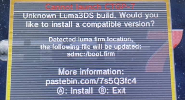 【簡単】マリオカート7の『CTGP-7』の導入する方法